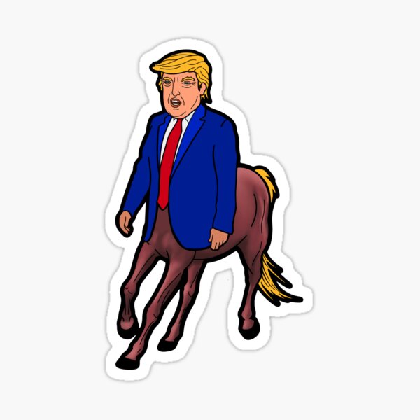 "Donald Trump Centaur Meme" Sticker for Sale by Pappistore | Redbubble