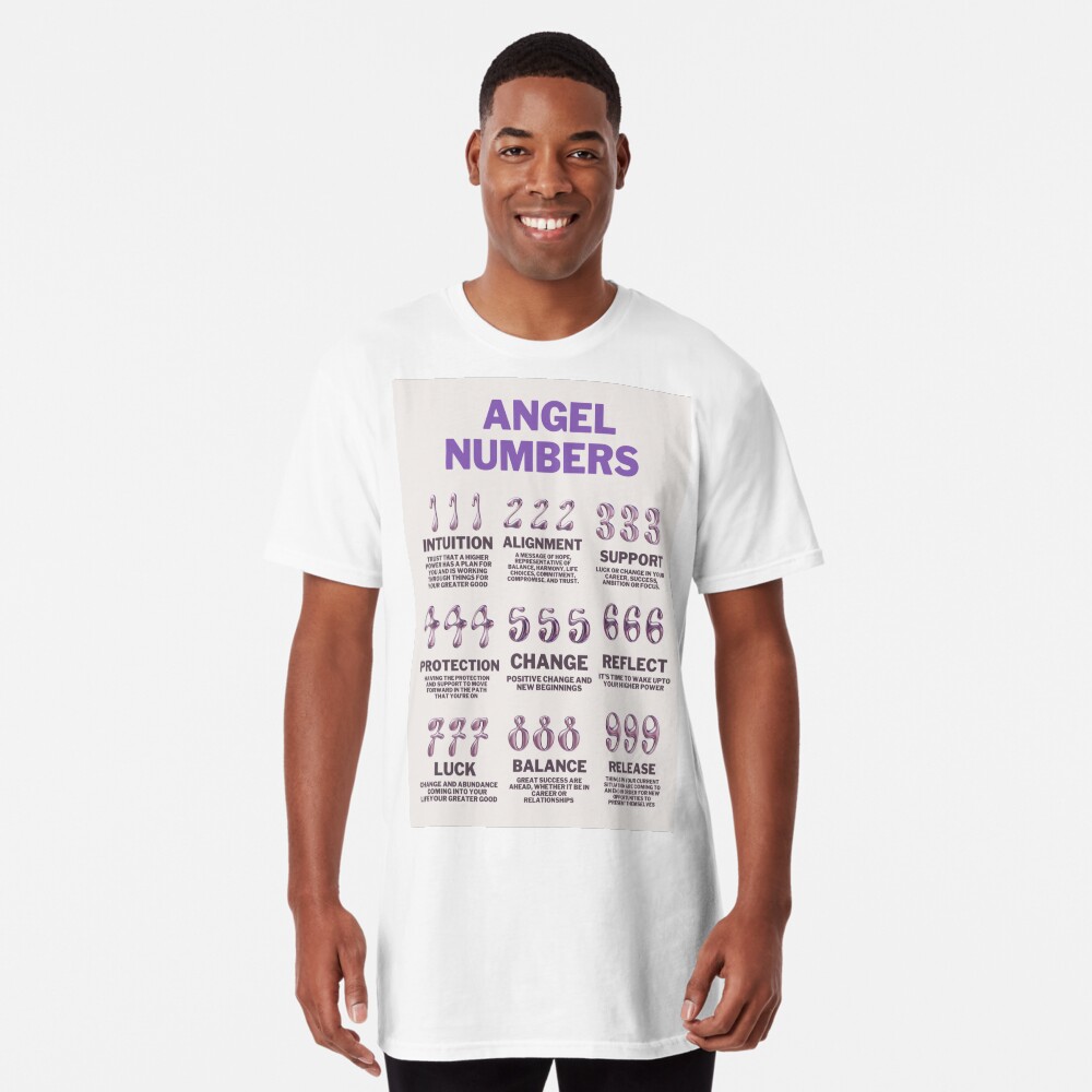 "ANGEL NUMBER CHART " Poster for Sale by DiscoVibes | Redbubble