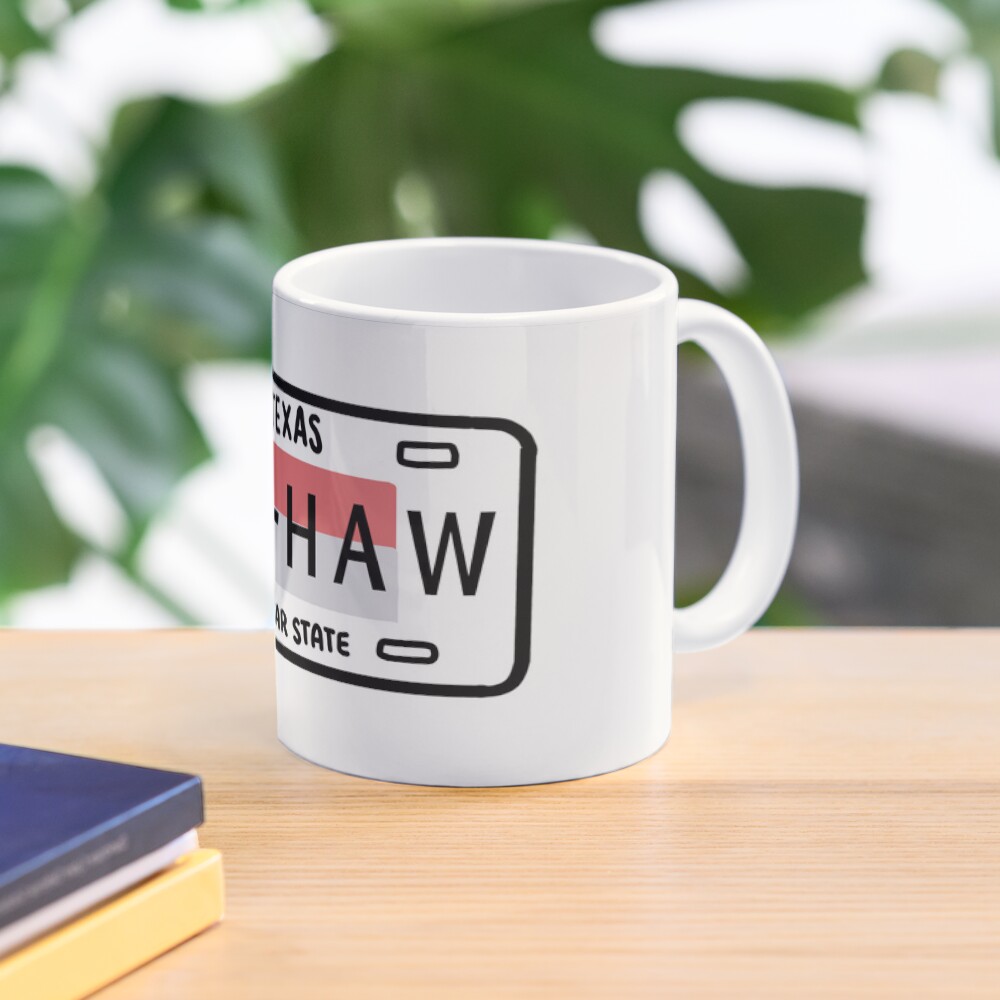 "Texas YeeHaw License Plate Sticker" Sticker for Sale by Kathryn ...