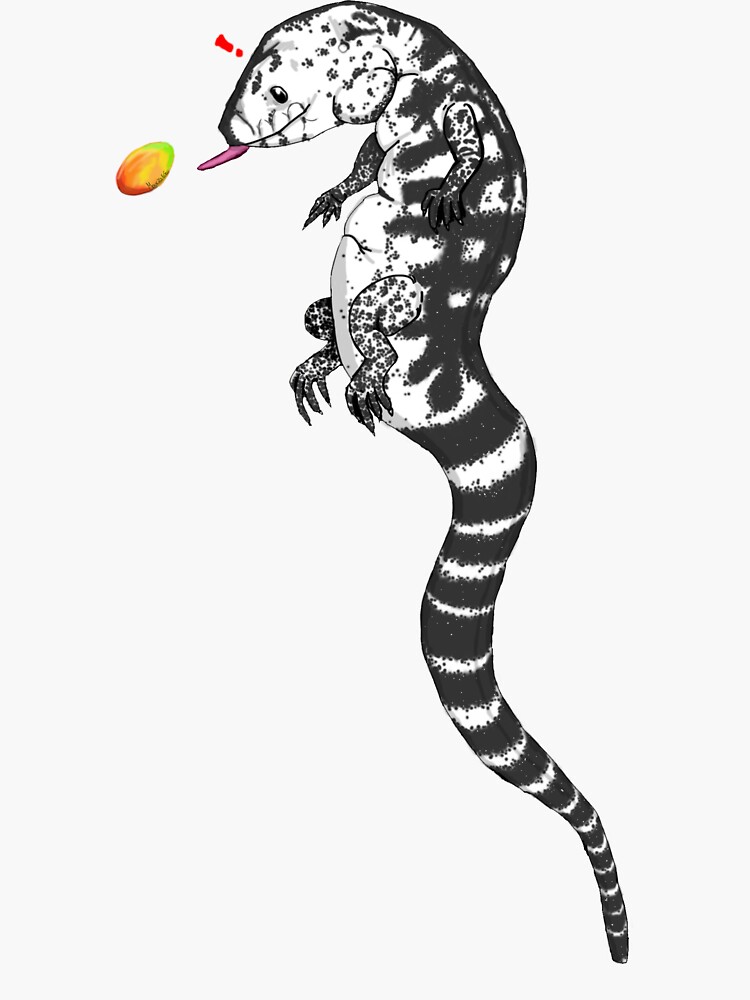 "Tegu & Mang" Sticker for Sale by maxziee | Redbubble