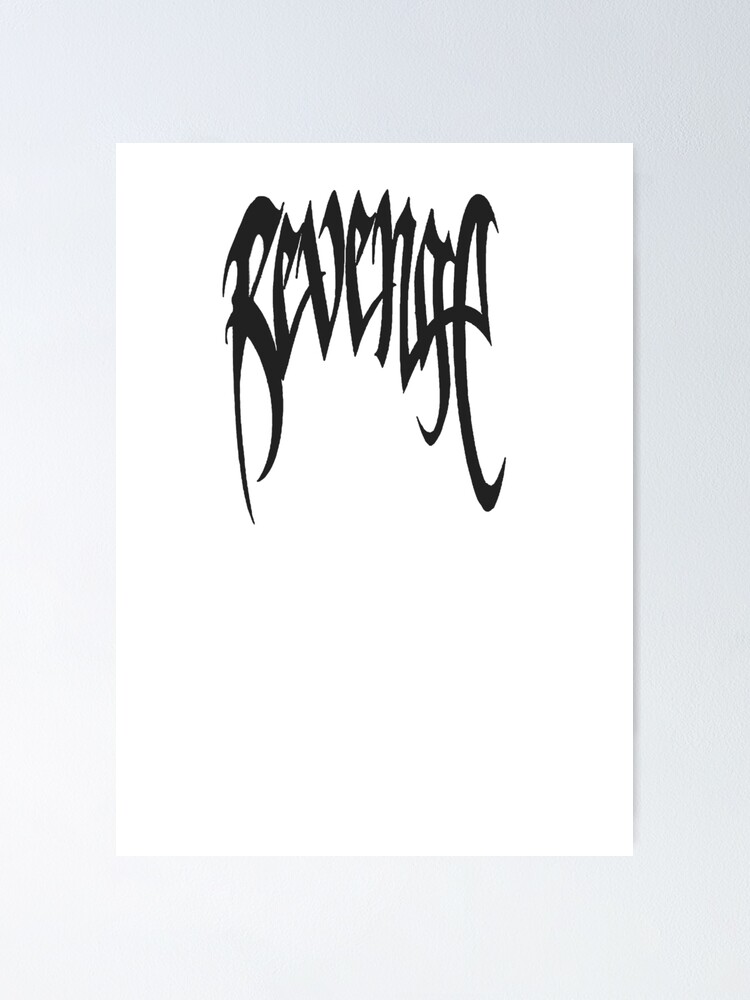 "Revenge - Black logo" Poster for Sale by Axime | Redbubble