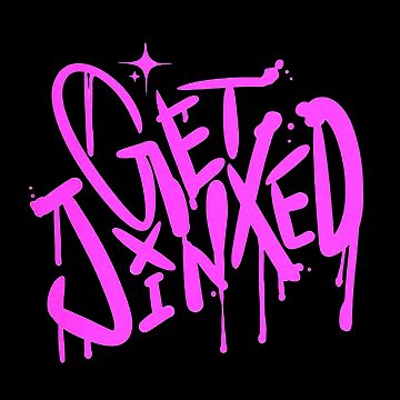 "get jinxed" Sticker for Sale by merorangampo77 | Redbubble