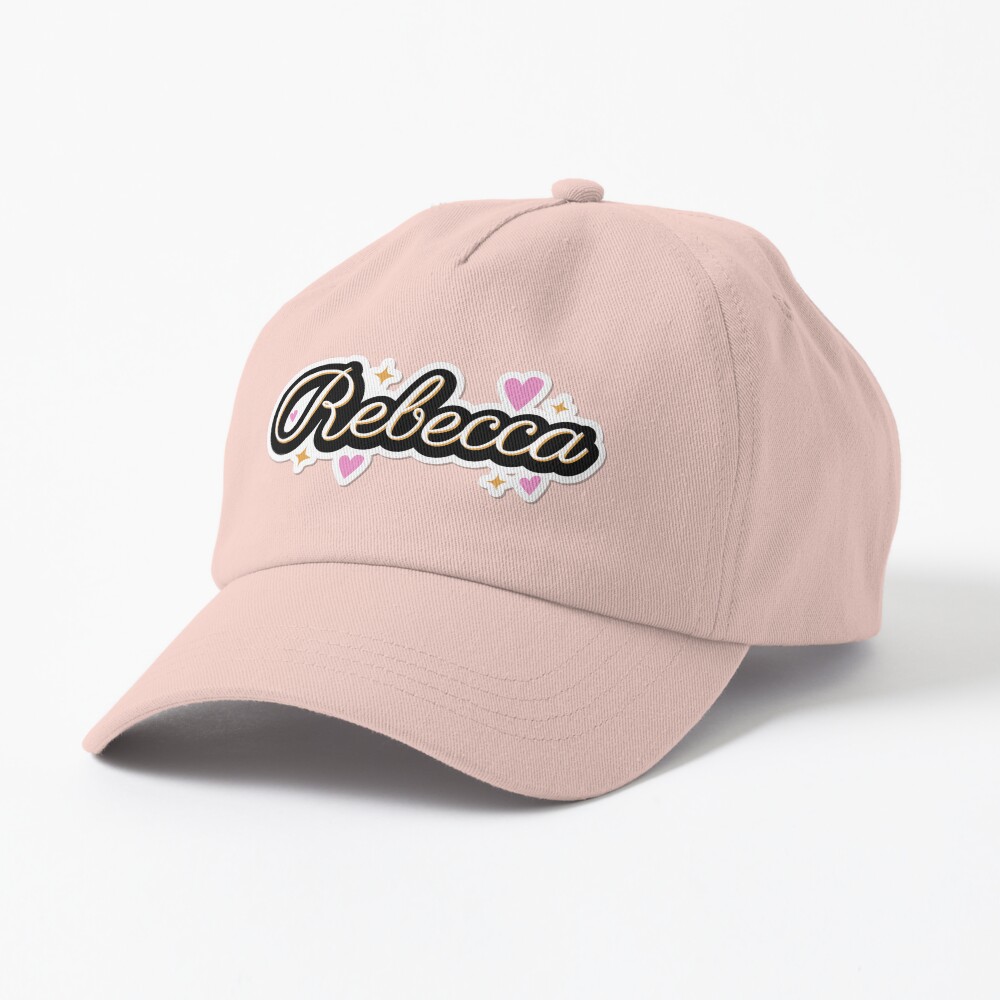"Rebecca name cute design" Sticker for Sale by BrightLightArts | Redbubble