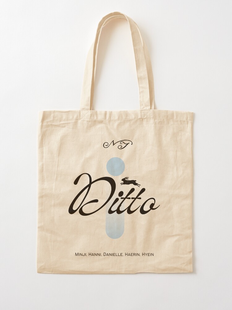 "NJ - Ditto (track name ver.1)" Tote Bag for Sale by smallkore | Redbubble