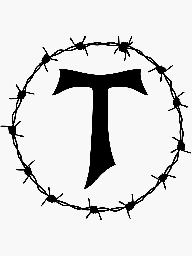 " Tau Cross Barbed Wire Saint Francis of Assisi Franciscan Gothic ...