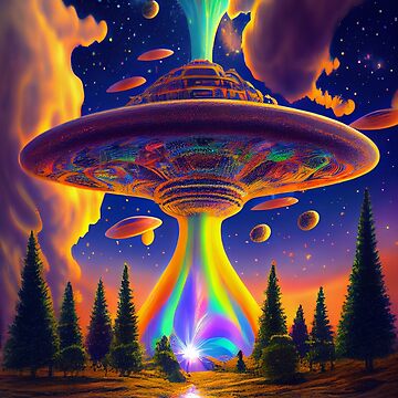 "Alien Abduction" Art Board Print for Sale by Omni ⭐⭐⭐⭐⭐ | Redbubble