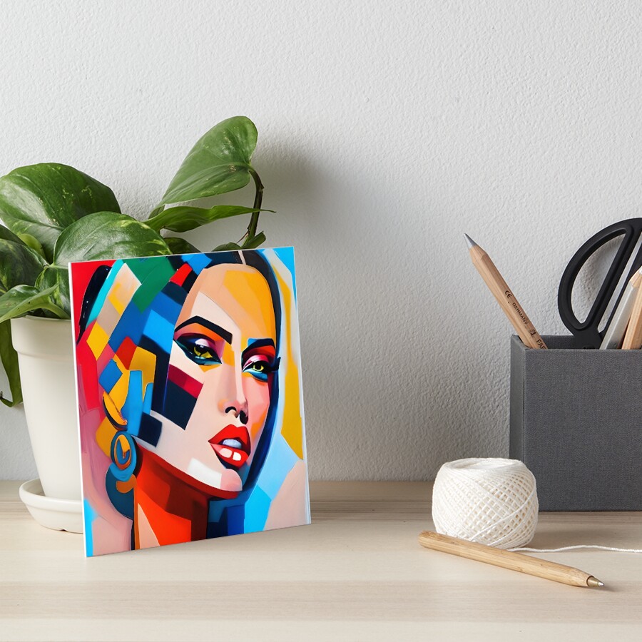 "Abstract Woman's Face Portrait poster" Poster for Sale by colortrends ...