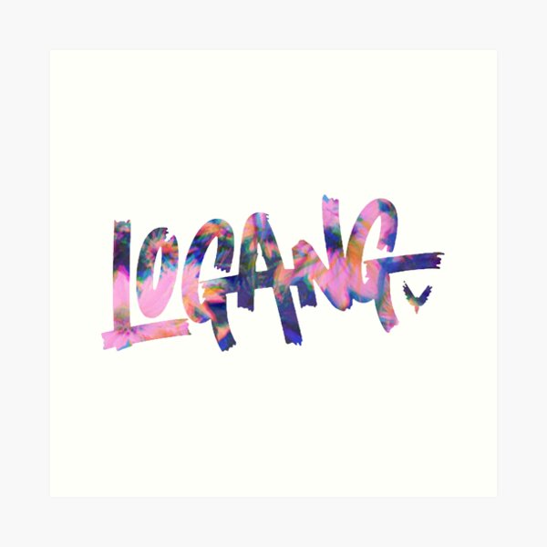 "logang logan paul logo" Art Print for Sale by mirtherey | Redbubble