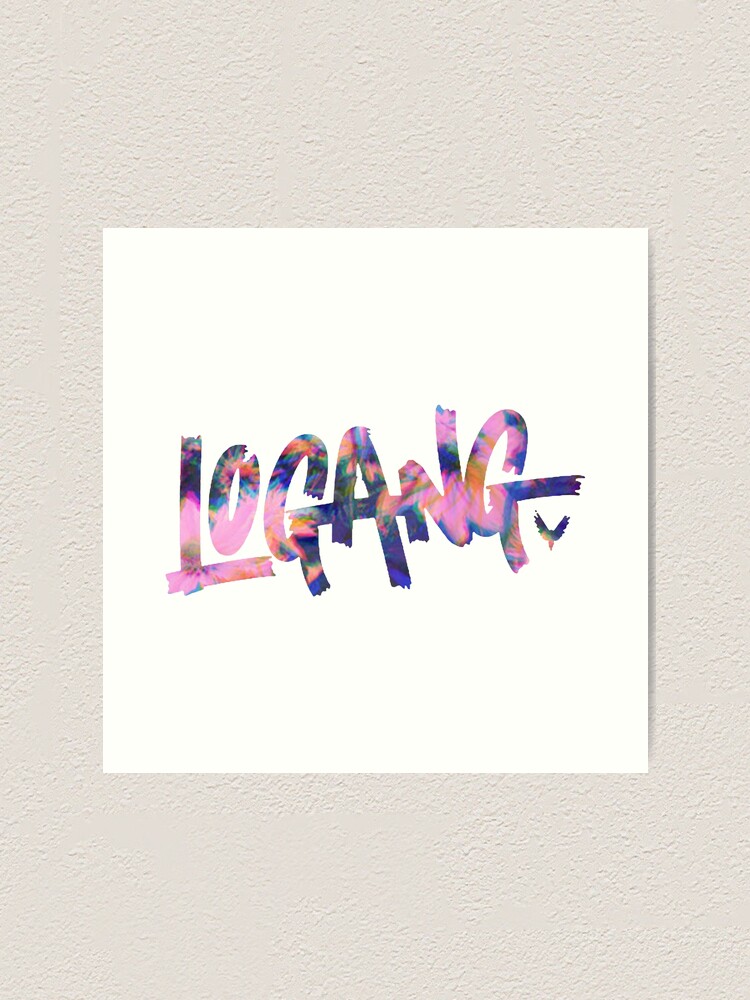 "logang logan paul logo" Art Print for Sale by mirtherey | Redbubble
