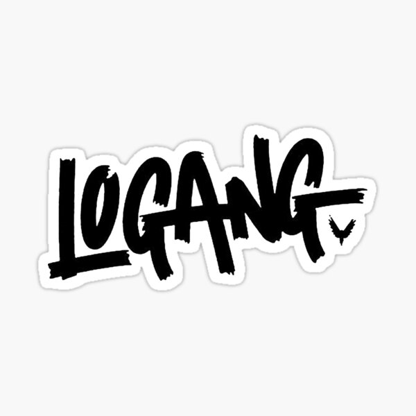 "logan paul logang logo" Sticker for Sale by mirtherey | Redbubble