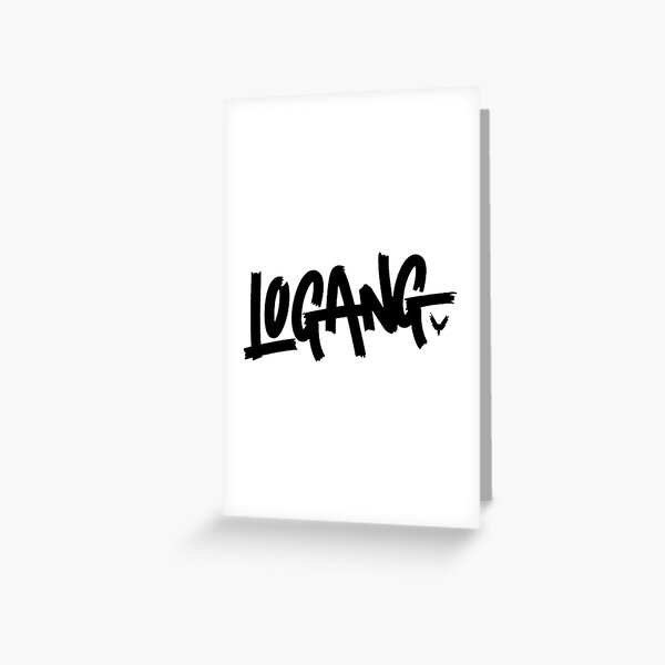 "logan paul logang logo" Greeting Card for Sale by mirtherey | Redbubble