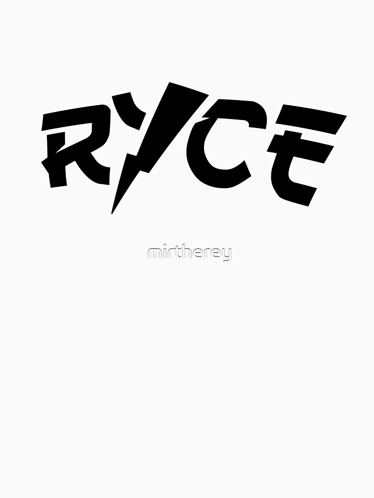"Ryce RiceGum Logo" T-Shirt von mirtherey | Redbubble
