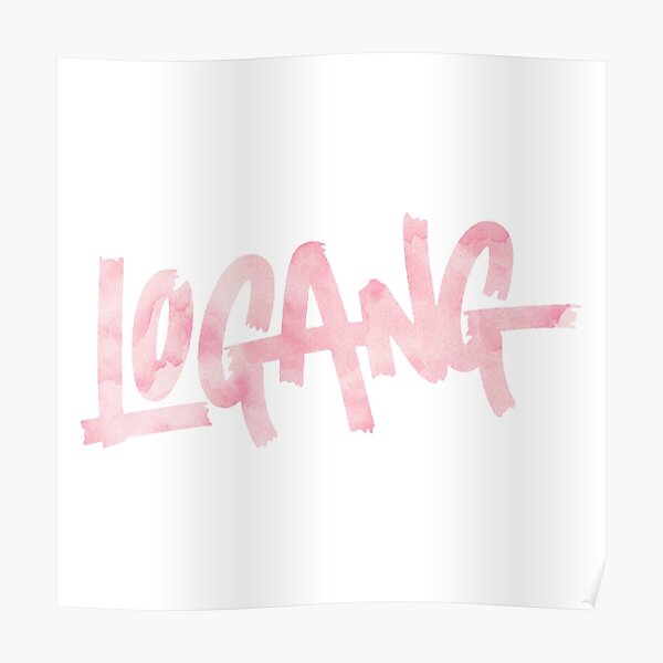 "logang logan paul logo" Poster by mirtherey | Redbubble