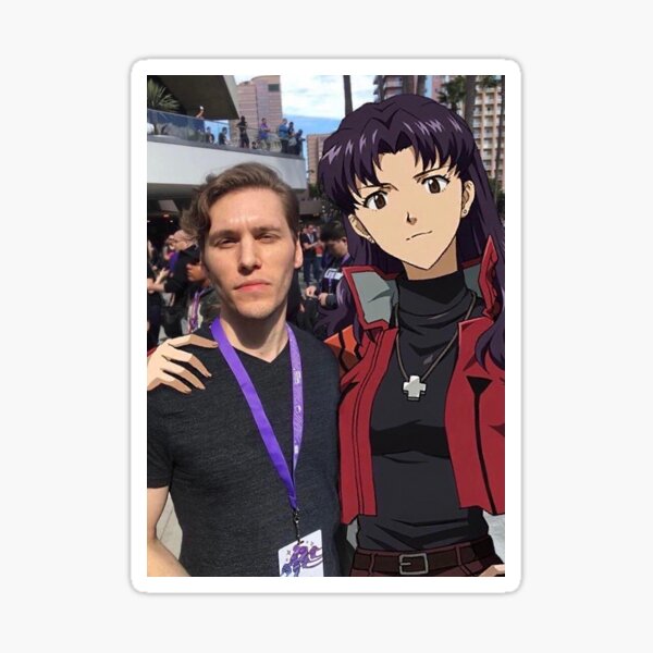 "Jerma and Misato" Sticker for Sale by Brayden-H | Redbubble