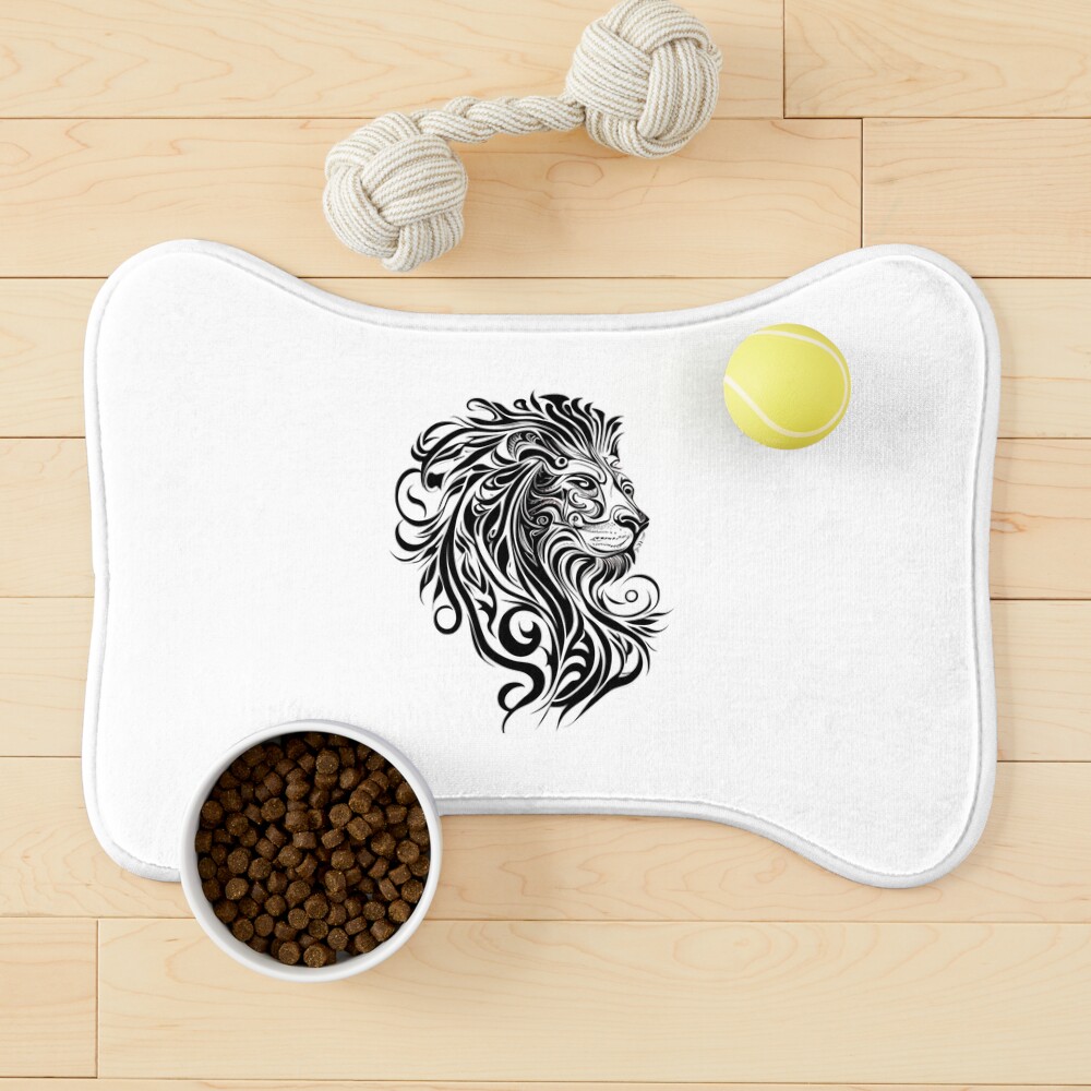 "Tribal Lion" Sticker for Sale by ShadowAndSlate | Redbubble