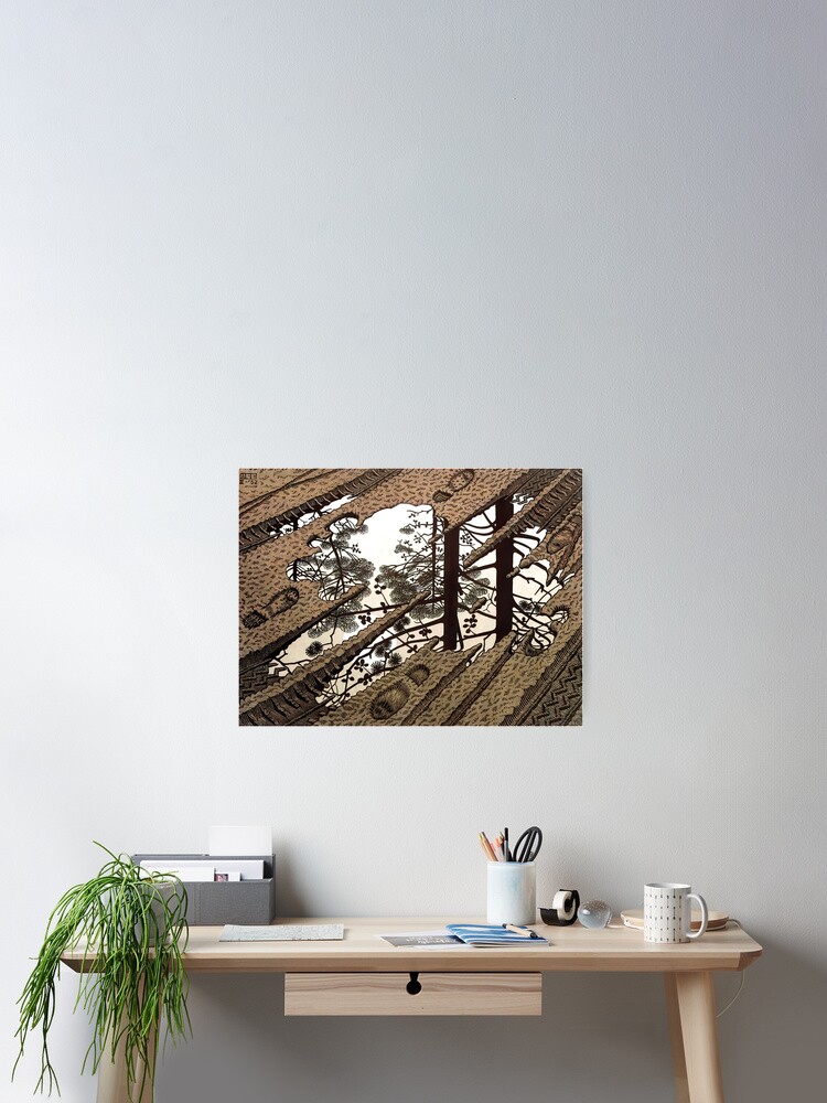 "Escher - Puddle" Poster for Sale by funnypixels | Redbubble