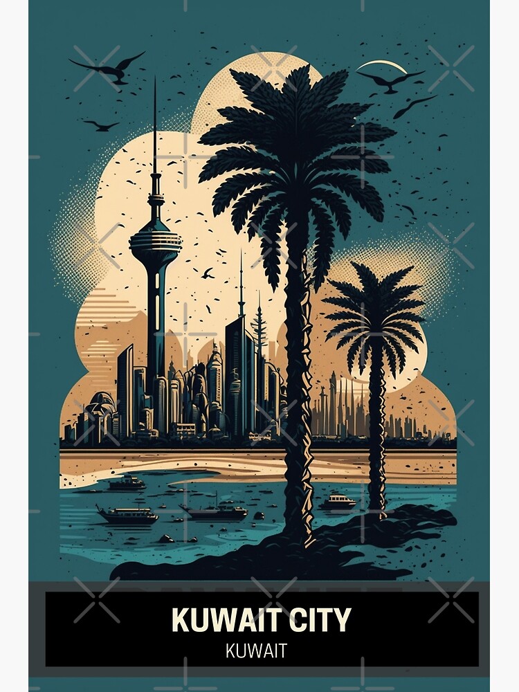 "Kuwait City Views: A Tour of the Skyline and Beyond" Poster for Sale ...