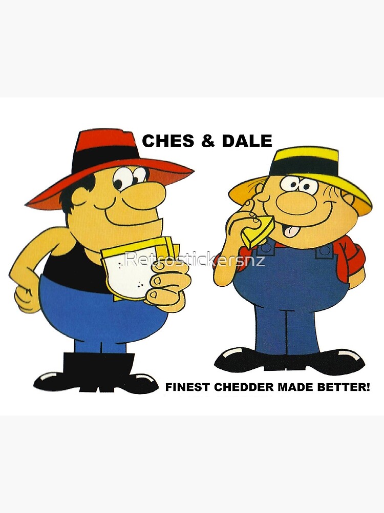 "Ches and Dale" Poster for Sale by Retrostickersnz | Redbubble
