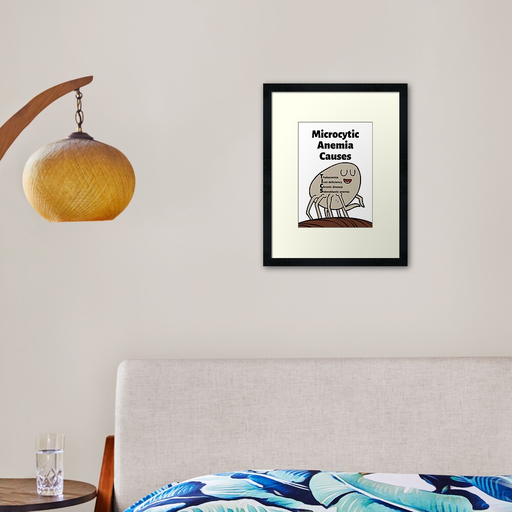 "Microcytic Anemia Causes Mnemonic: TICS" Poster for Sale by ...