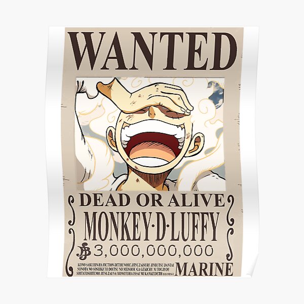 "bounty luffy" Poster by NA2SHOP | Redbubble