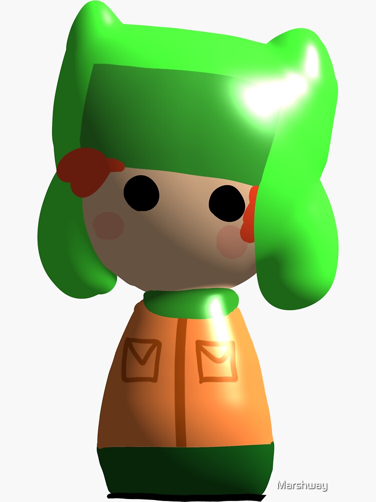 "3D Kyle cat" Sticker for Sale by Marshway | Redbubble