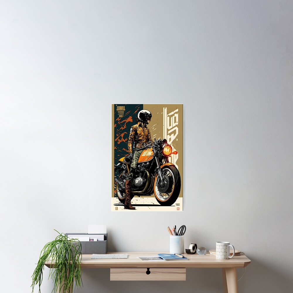 "Comic Book Cafe Racer" Poster for Sale by BankHoliday75 | Redbubble