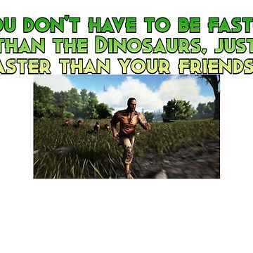 "ARK: Survival Evolved Meme" Sticker for Sale by Dancho Design | Redbubble