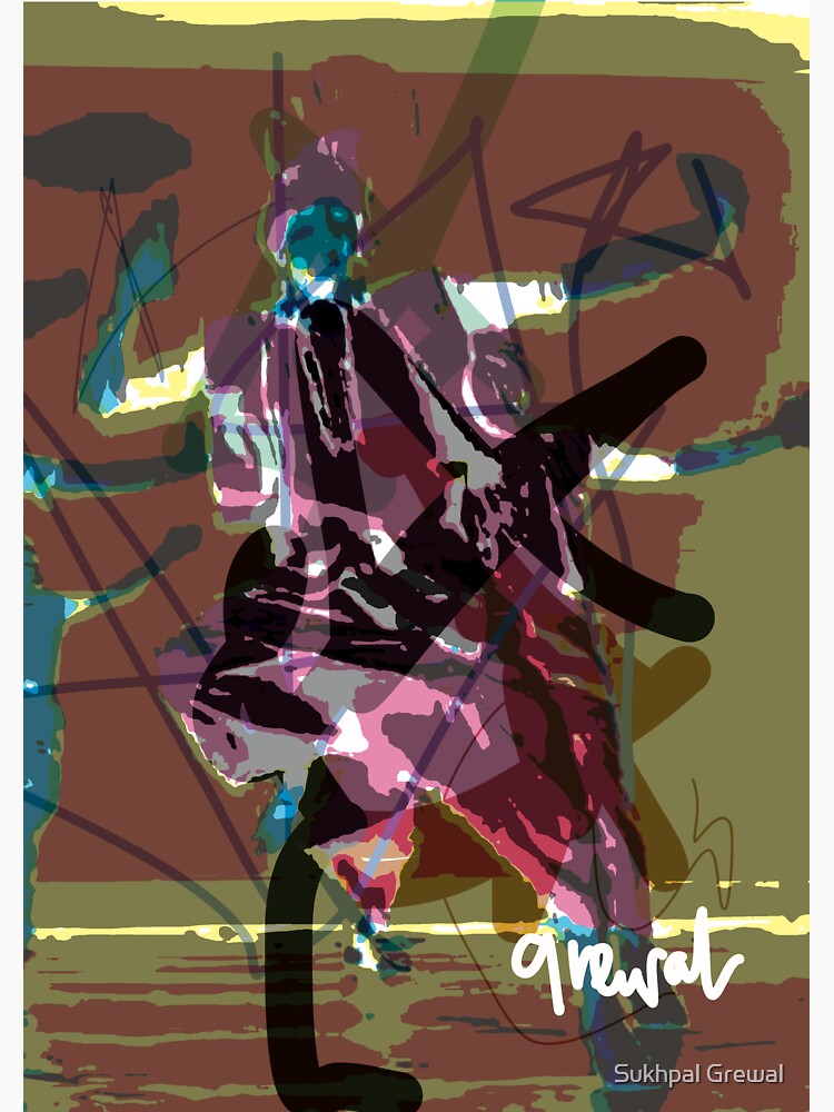 "Bhangra " Sticker for Sale by Sukhpalgrewal | Redbubble