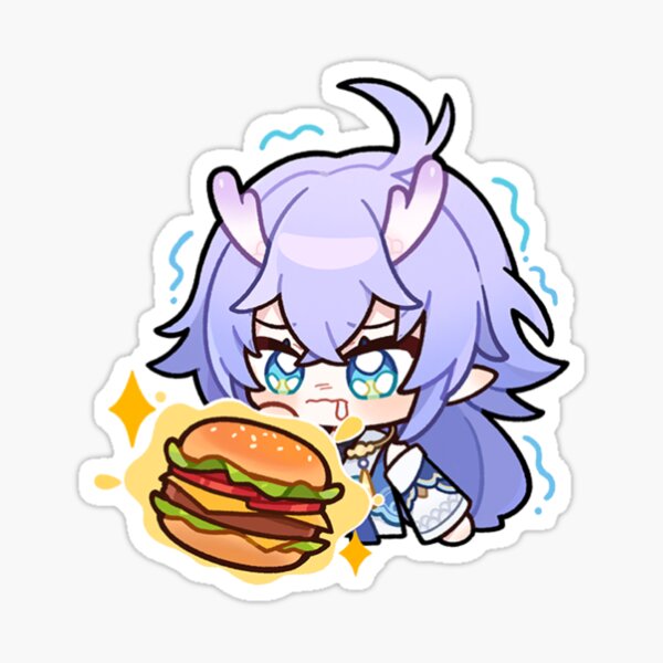 "Honkai Star Rail Chibi Bailu" Sticker for Sale by HerrscherOfArt ...