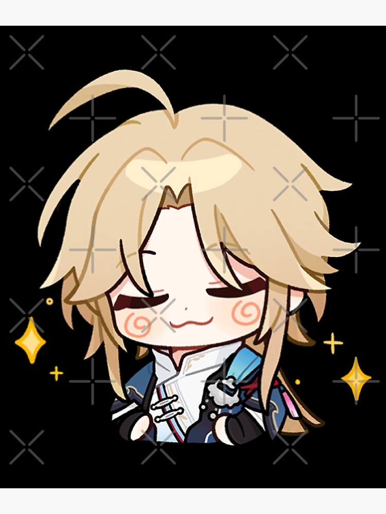 "Honkai Star Rail Chibi Yanqing 2" Poster for Sale by HerrscherOfArt ...