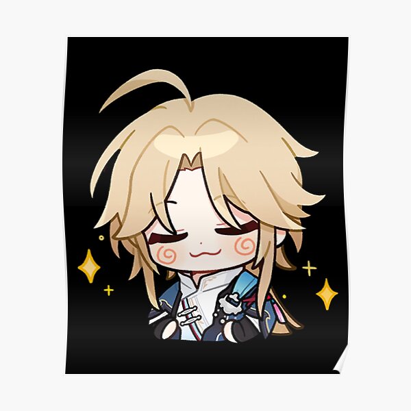 "Honkai Star Rail Chibi Yanqing 2" Poster for Sale by HerrscherOfArt ...