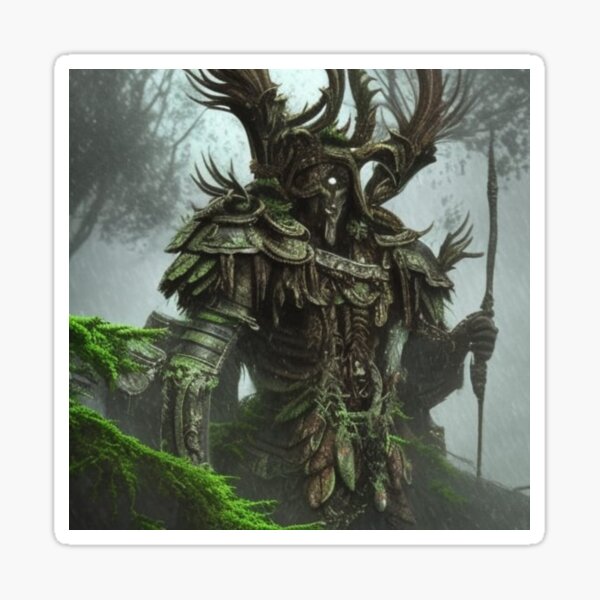 "The Sentinel of the Forest" Sticker for Sale by ConradNorris | Redbubble