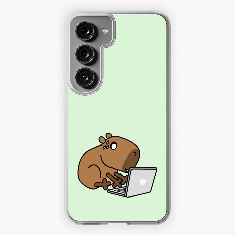 "working capybara" Sticker for Sale by thecapycode | Redbubble