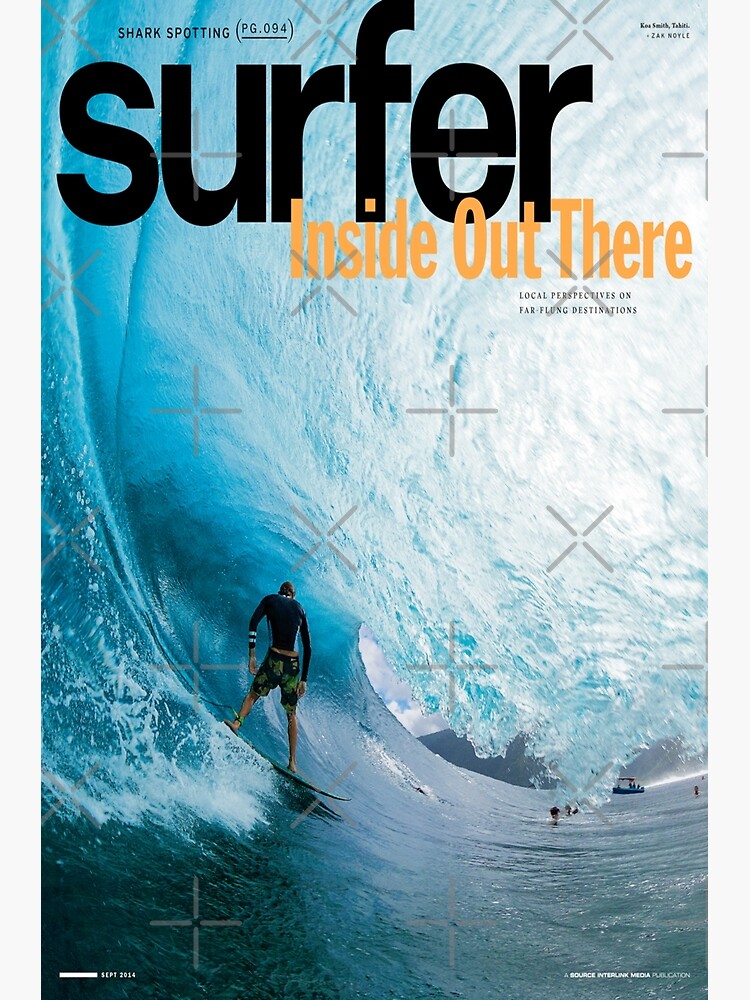 Vintage Surfer Magazine Poster | Surfing | Old Classic Surf Premium Matte Vertical Poster sold ...