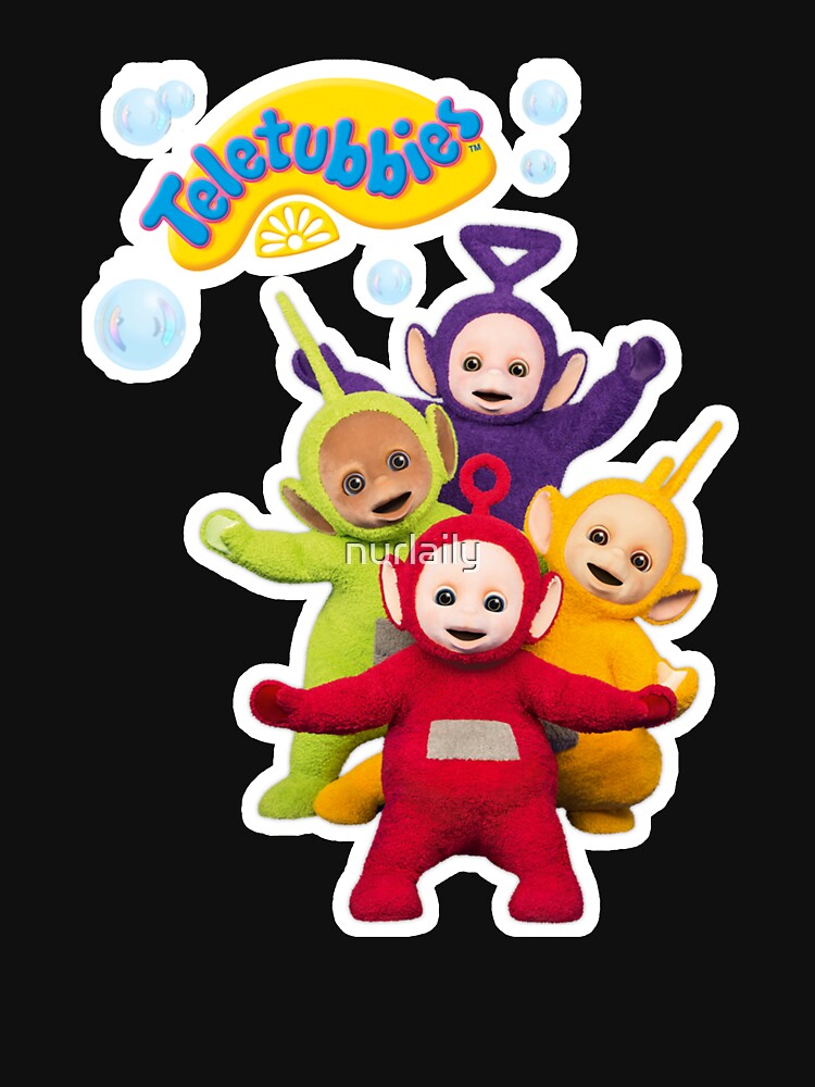 "Teletubbies pack Sticker" T-shirt for Sale by nurlaily | Redbubble ...