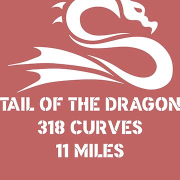 "Tail of the Dragon Sticker" Sticker for Sale by ChristosFink | Redbubble