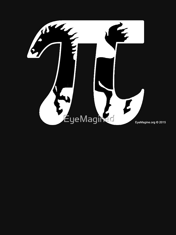 "Pi Horse" T-shirt for Sale by EyeMagined | Redbubble | pi t-shirts ...