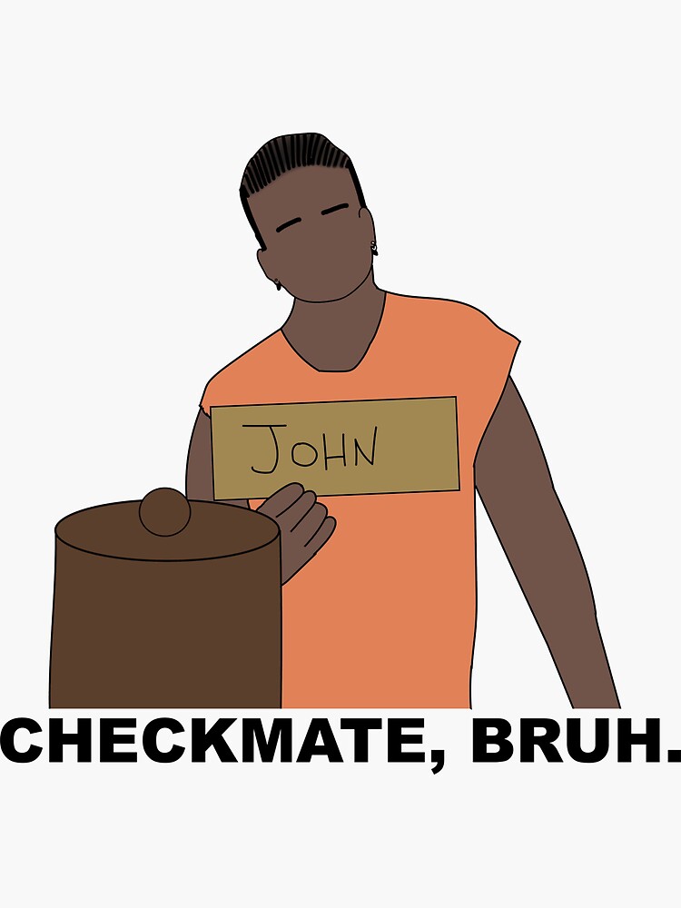 "CBS Survivor Sean Rector- Checkmate, bruh" Sticker for Sale by ...