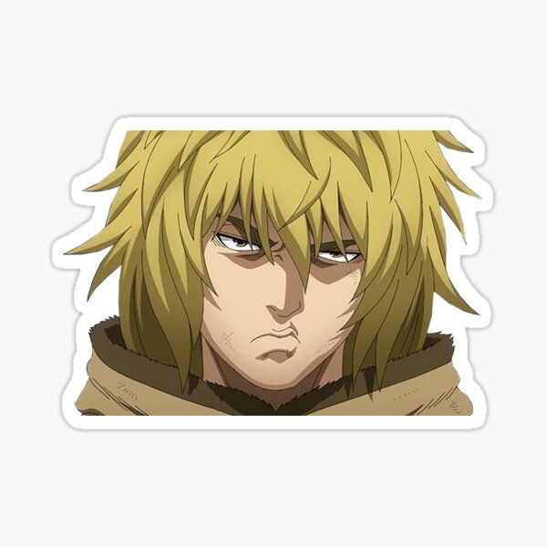 "Thorfinn (Vinland Saga)" Sticker for Sale by kawaiicrossing | Redbubble