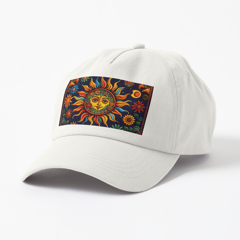 "Huichol sun and flowers" Sticker for Sale by Mony26 | Redbubble