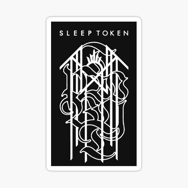 "sleep token cover logo" Sticker for Sale by JamesKowalski6 | Redbubble