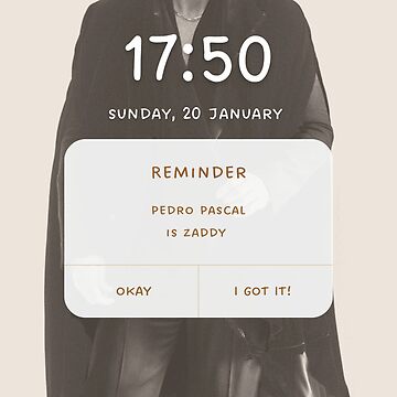 "Pedro Pascal Zaddy" Sticker for Sale by nellapoppins122 | Redbubble