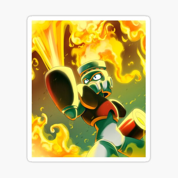 "mega man" Sticker for Sale by duashopz | Redbubble