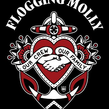 "Our Crew Our Family Flogging Molly" Sticker for Sale by IPNTERA ...