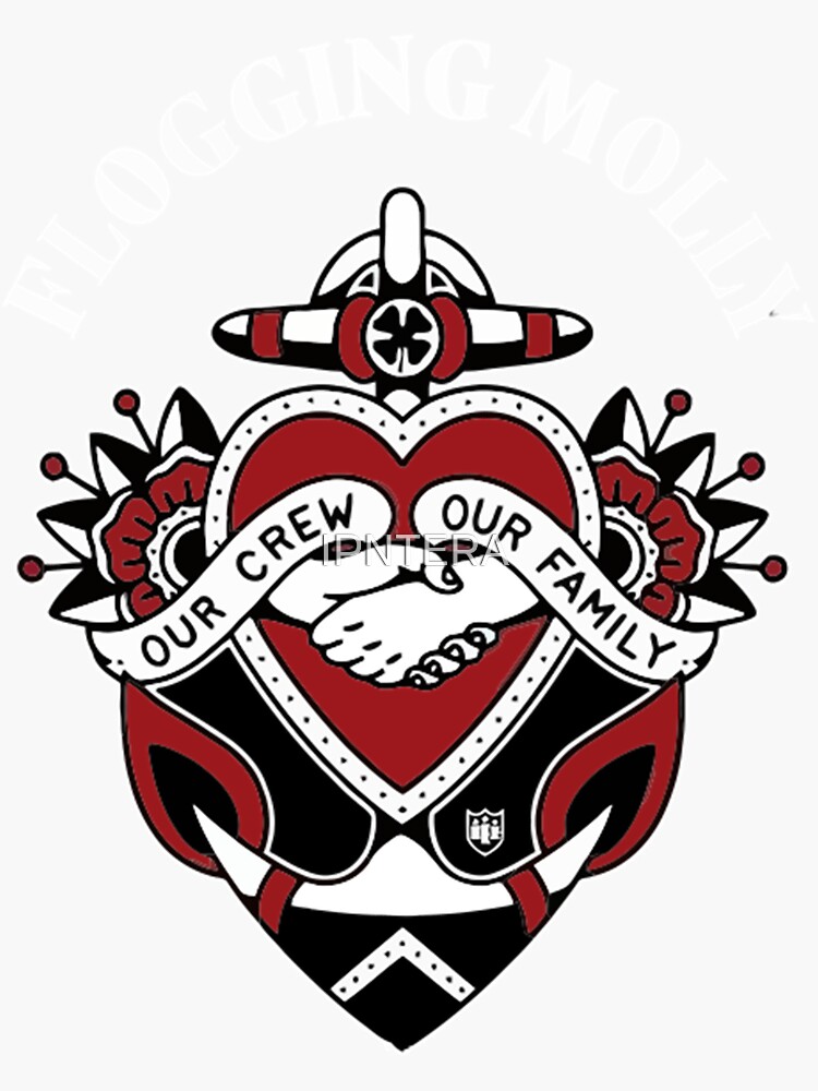 "Our Crew Our Family Flogging Molly" Sticker for Sale by IPNTERA ...