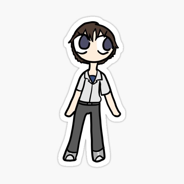 "Shinji Ikari Neon Genesis Evangelion Simple Chibi Sticker And Others ...