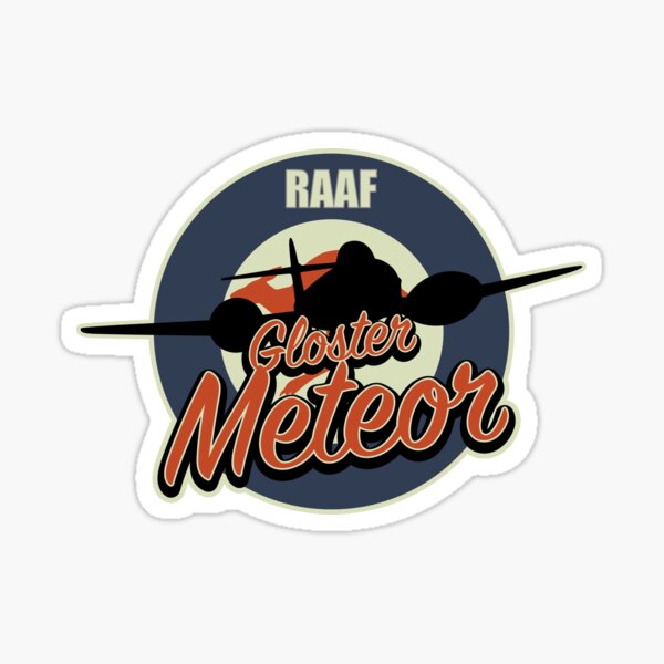 "RAAF Gloster Meteor" Sticker for Sale by StrongVlad | Redbubble