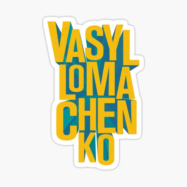 "Lomachenko" Sticker for Sale by enricoalonzo | Redbubble