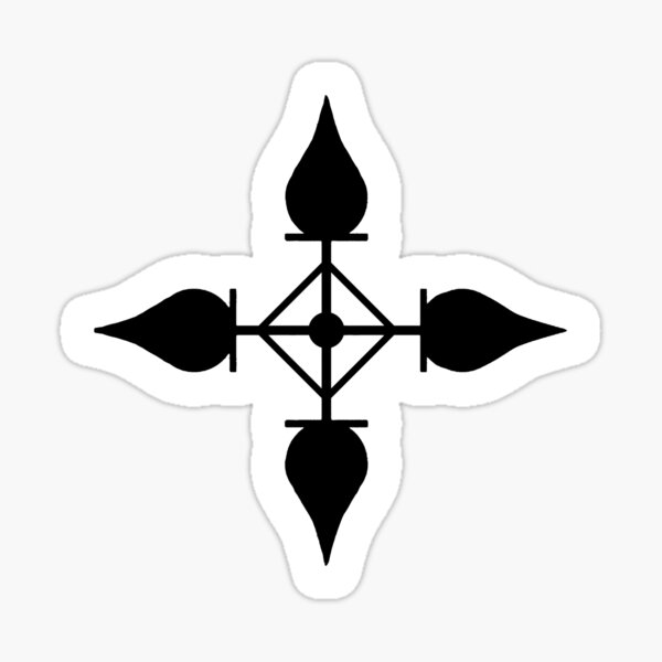 "Kuroro forehead tattoo" Sticker for Sale by ewbru-art | Redbubble