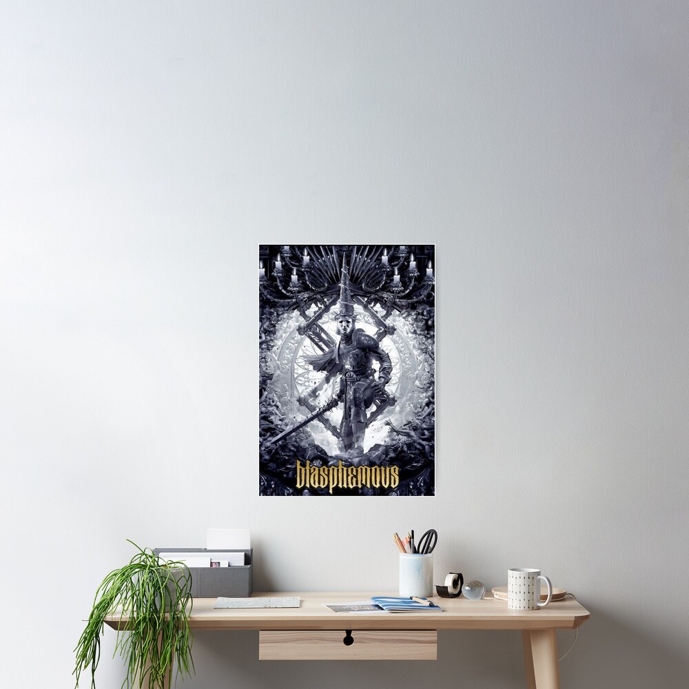 "Blasphemous" Poster for Sale by jittersqueens | Redbubble